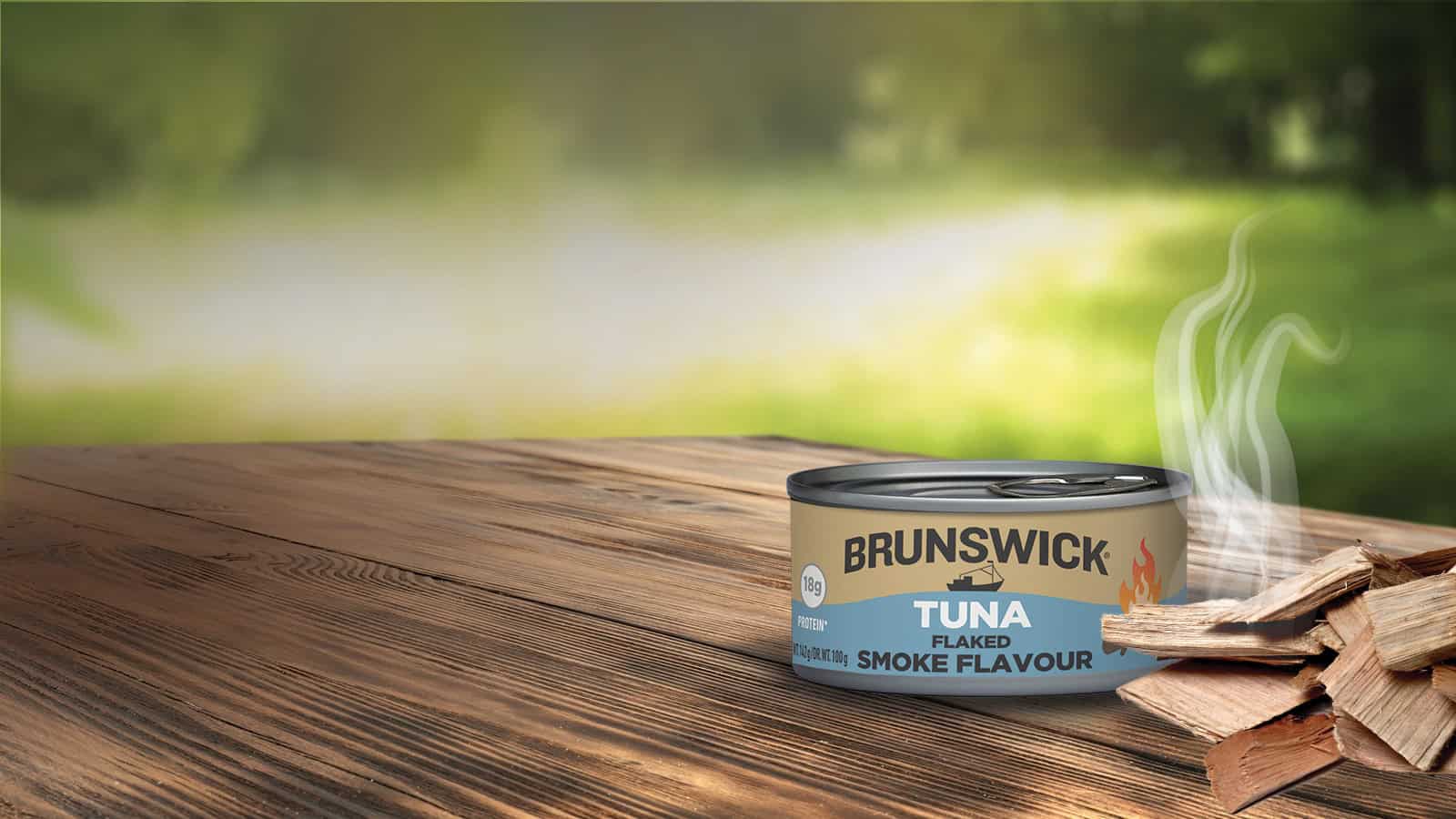 Brunswick Flaked Tuna Smoked Flavour – 142g - Brunswick® Seafood