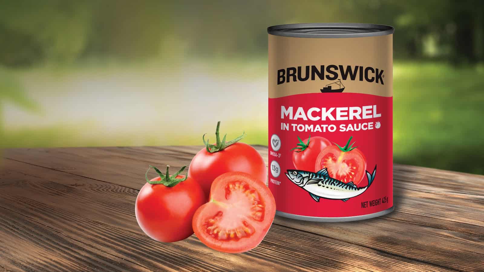 Brunswick Mackerel in Tomato Sauce – 425g - Brunswick® Seafood