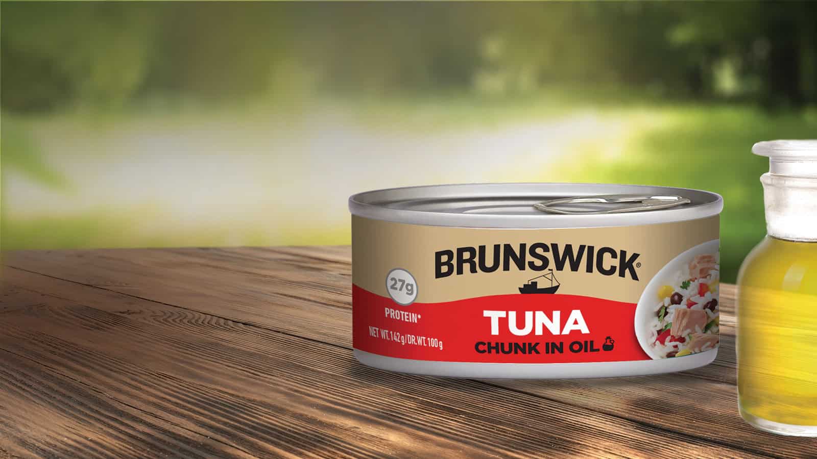 Brunswick Chunk Tuna in Oil – 142g - Brunswick® Seafood