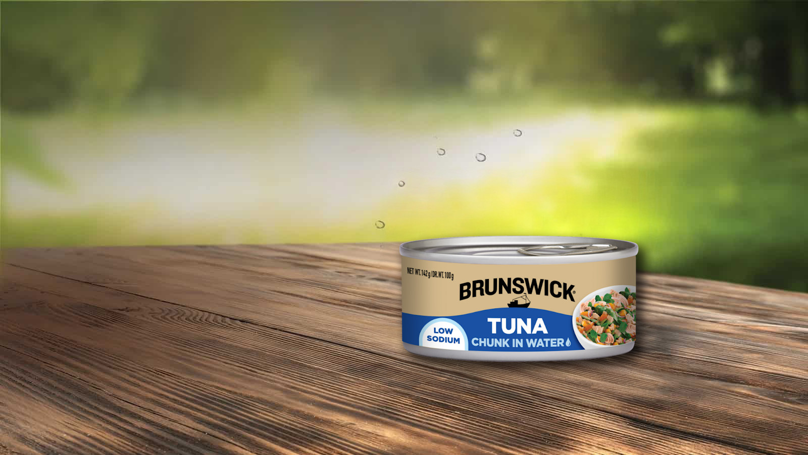 Brunswick® Chunk Tuna in Water - Low Sodium – 142g - Brunswick® Seafood